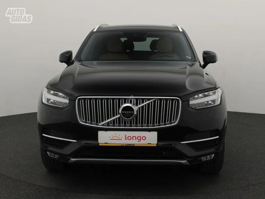 Black Volvo XC90 2016 in Vilnius, with an engine capacity of 2.00 L and mileage of 170 thousand km for 25599 €, photo 4 on AUTOMOTO.COM.LV