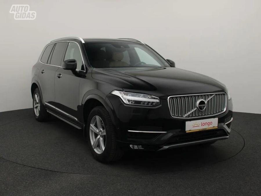 Black Volvo XC90 2016 in Vilnius, with an engine capacity of 2.00 L and mileage of 170 thousand km for 25599 €, photo 11 on AUTOMOTO.COM.LV
