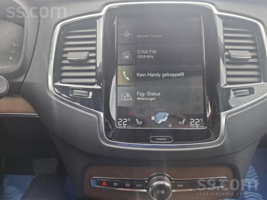 Melns Volvo XC90 2016 Talsi, ar dzinēja tilpumu 2.00 L un nobraukumu 164 tūkst. km par 23800 €, foto 17 vietnē AUTOMOTO.COM.LV