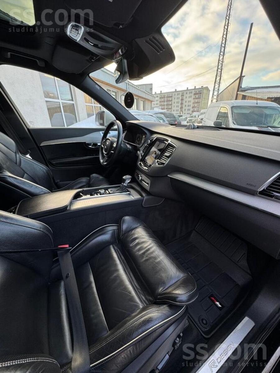 Melns Volvo XC90 2016 Talsi, ar dzinēja tilpumu 2.00 L un nobraukumu 270 tūkst. km par 24100 €, foto 7 vietnē AUTOMOTO.COM.LV