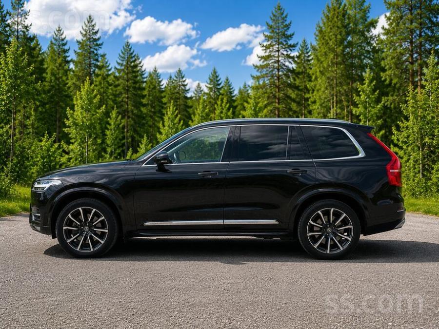Black Volvo XC90 2016 in Riga, with an engine capacity of 2.00 L and mileage of 195 thousand km for 22000 €, photo 5 on AUTOMOTO.COM.LV