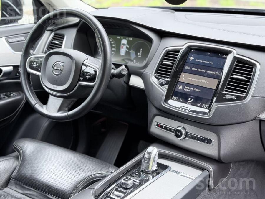 Melns Volvo XC90 2016 Ogre, ar dzinēja tilpumu 2.00 L un nobraukumu 230 tūkst. km par 23700 €, foto 6 vietnē AUTOMOTO.COM.LV