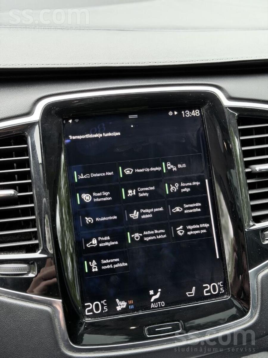 Melns Volvo XC90 2016 Ogre, ar dzinēja tilpumu 2.00 L un nobraukumu 230 tūkst. km par 23700 €, foto 13 vietnē AUTOMOTO.COM.LV