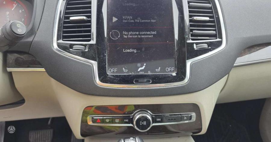 Melns Volvo XC90 2016 Ukmergė, ar dzinēja tilpumu 1.97 L un nobraukumu 245 tūkst. km par 11900 €, foto 19 vietnē AUTOMOTO.COM.LV
