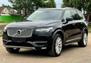 Black Volvo XC90 2016 in Utena, with an engine capacity of 1.97 L and mileage of 278 thousand km for 19850 €, photo 33 on AUTOMOTO.COM.LV