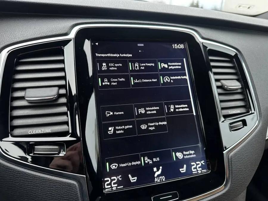 Black Volvo XC90 2016 in Jelgava, with an engine capacity of 2.00 L and mileage of 210 thousand km for 24450 €, photo 16 on AUTOMOTO.COM.LV