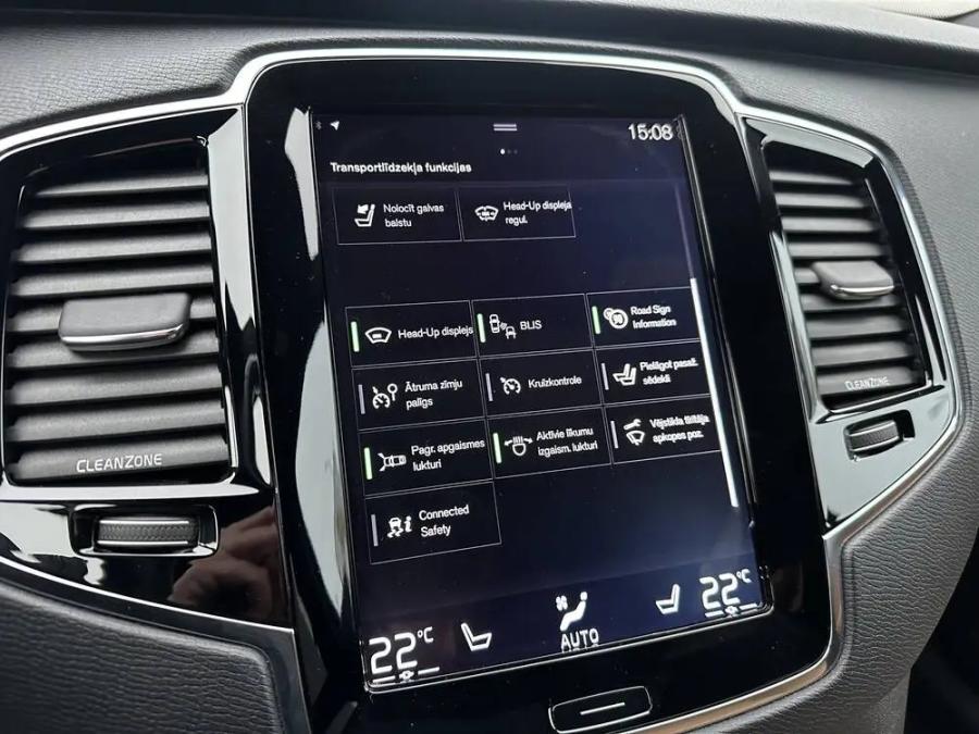 Black Volvo XC90 2016 in Jelgava, with an engine capacity of 2.00 L and mileage of 210 thousand km for 24450 €, photo 17 on AUTOMOTO.COM.LV