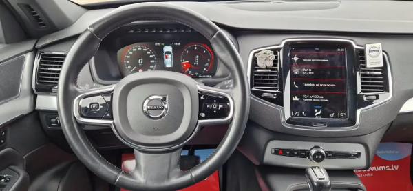 Black Volvo XC90 2016 in Daugavpils, with an engine capacity of 2.00 L and mileage of 239 thousand km for 20350 €, photo 10 on AUTOMOTO.COM.LV