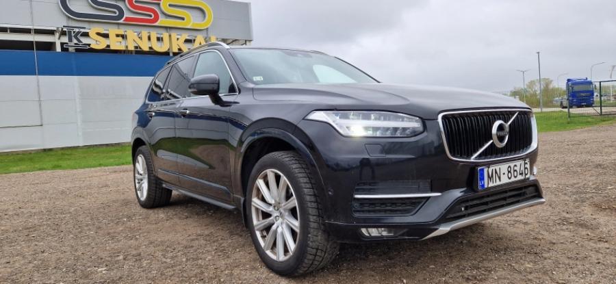 Black Volvo XC90 2016 in Riga, with an engine capacity of 2.00 L and mileage of 239 thousand km for 23350 €, photo 8 on AUTOMOTO.COM.LV