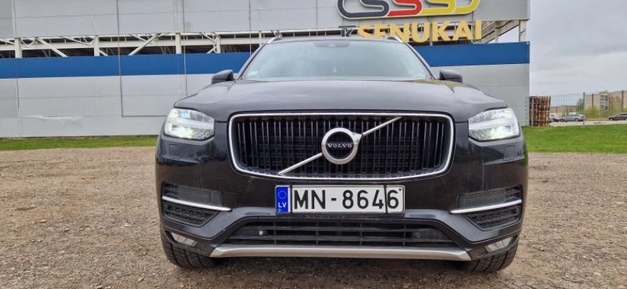 Black Volvo XC90 2016 in Riga, with an engine capacity of 2.00 L and mileage of 239 thousand km for 23350 €, photo 9 on AUTOMOTO.COM.LV