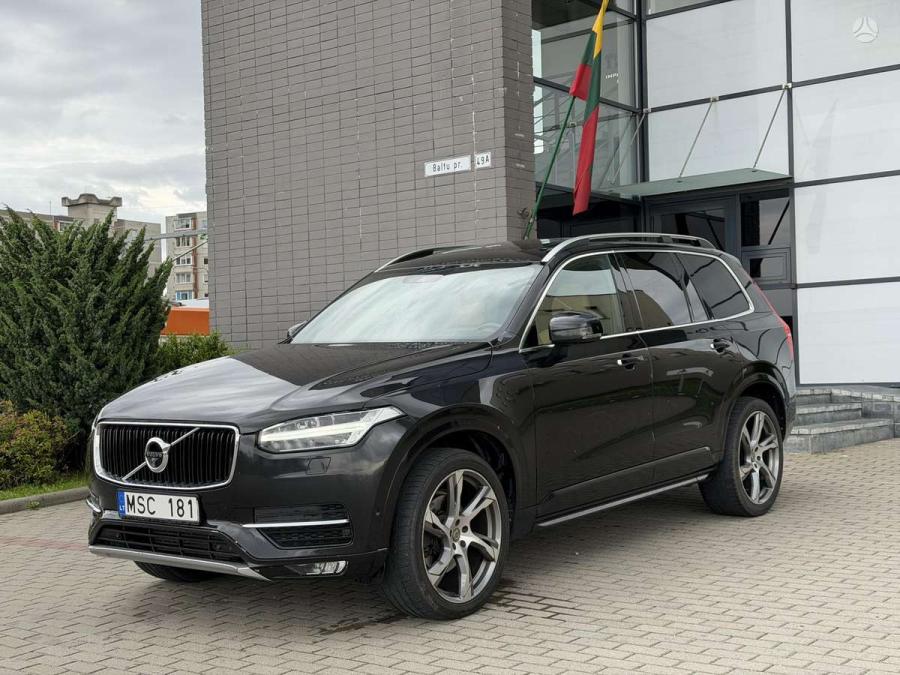 Black Volvo XC90 2016 in Kaunas, with an engine capacity of 2.00 L and mileage of 210 thousand km for 21500 €, photo 3 on AUTOMOTO.COM.LV