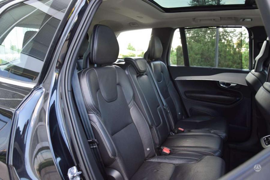 Melns Volvo XC90 2016 Viļņa, ar dzinēja tilpumu 1.97 L un nobraukumu 211 tūkst. km par 20500 €, foto 23 vietnē AUTOMOTO.COM.LV