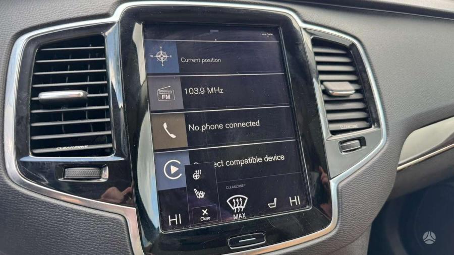 Black Volvo XC90 2016 in Ukmerge, with an engine capacity of 1.97 L and mileage of 253 thousand km for 13499 €, photo 21 on AUTOMOTO.COM.LV