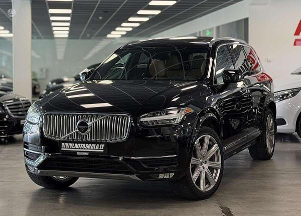 Black Volvo XC90 2016 in Klaipeda, with an engine capacity of 1.97 L and mileage of 169 thousand km for 23950 €, photo 1 on AUTOMOTO.COM.LV