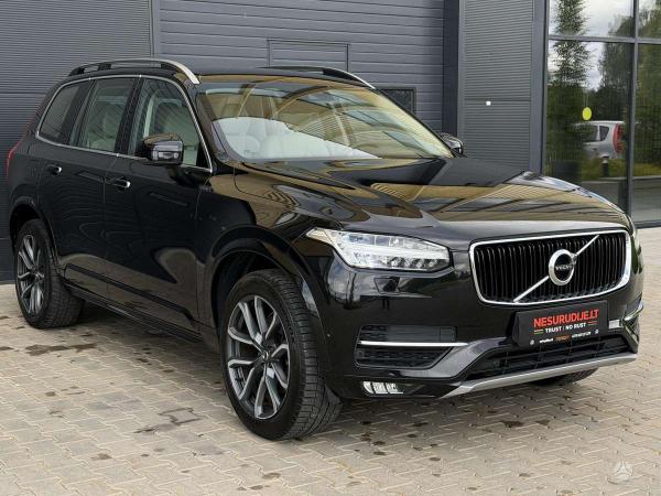 Black Volvo XC90 2016 in Vilnius, with an engine capacity of 1.97 L and mileage of 182 thousand km for 24499 €, photo 7 on AUTOMOTO.COM.LV
