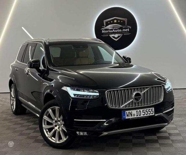 Black Volvo XC90 2016 in Marijampole, with an engine capacity of 1.97 L and mileage of 193 thousand km for 20850 €, photo 1 on AUTOMOTO.COM.LV