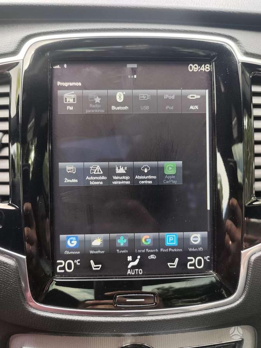 Black Volvo XC90 2016 in Klaipeda, with an engine capacity of 2.00 L and mileage of 247 thousand km for 17000 €, photo 16 on AUTOMOTO.COM.LV