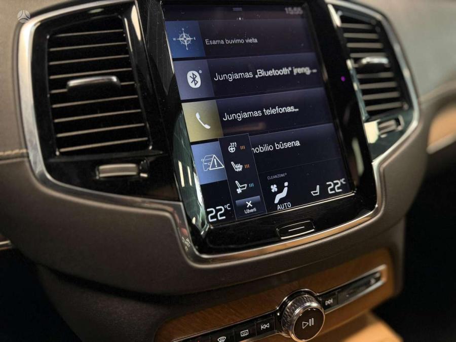 Melns Volvo XC90 2016 Klaipėda, ar dzinēja tilpumu 1.97 L un nobraukumu 253 tūkst. km par 20900 €, foto 11 vietnē AUTOMOTO.COM.LV