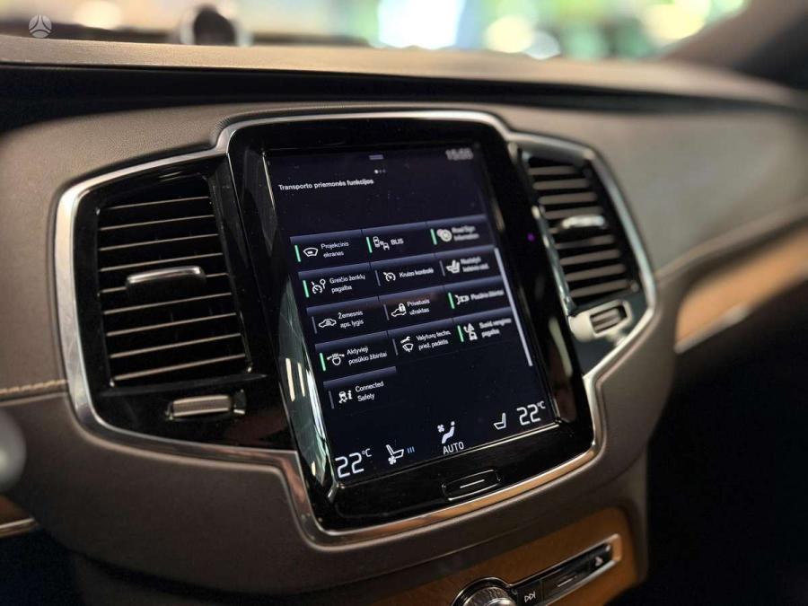 Melns Volvo XC90 2016 Klaipėda, ar dzinēja tilpumu 1.97 L un nobraukumu 253 tūkst. km par 20900 €, foto 22 vietnē AUTOMOTO.COM.LV