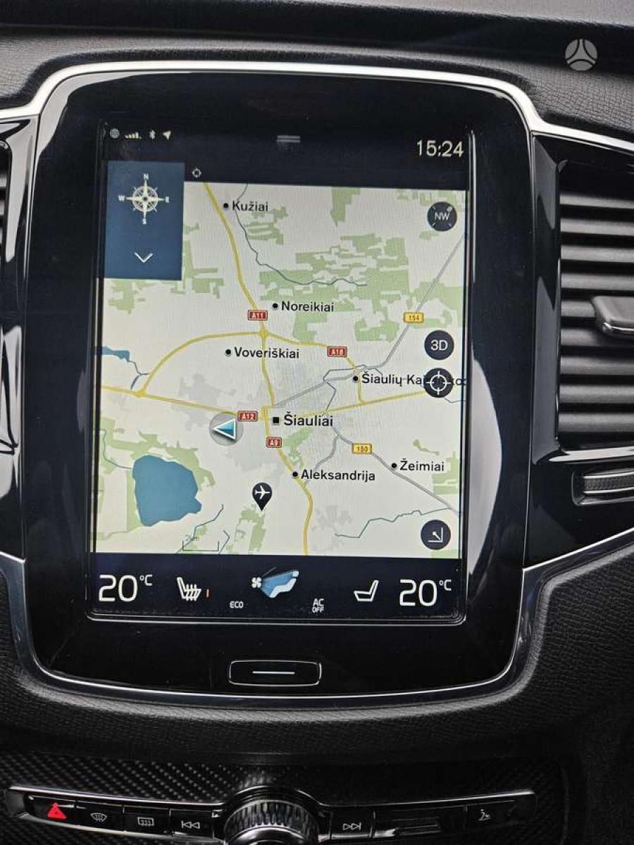 Melns Volvo XC90 2016 Šauļi, ar dzinēja tilpumu 1.97 L un nobraukumu 179 tūkst. km par 25000 €, foto 31 vietnē AUTOMOTO.COM.LV