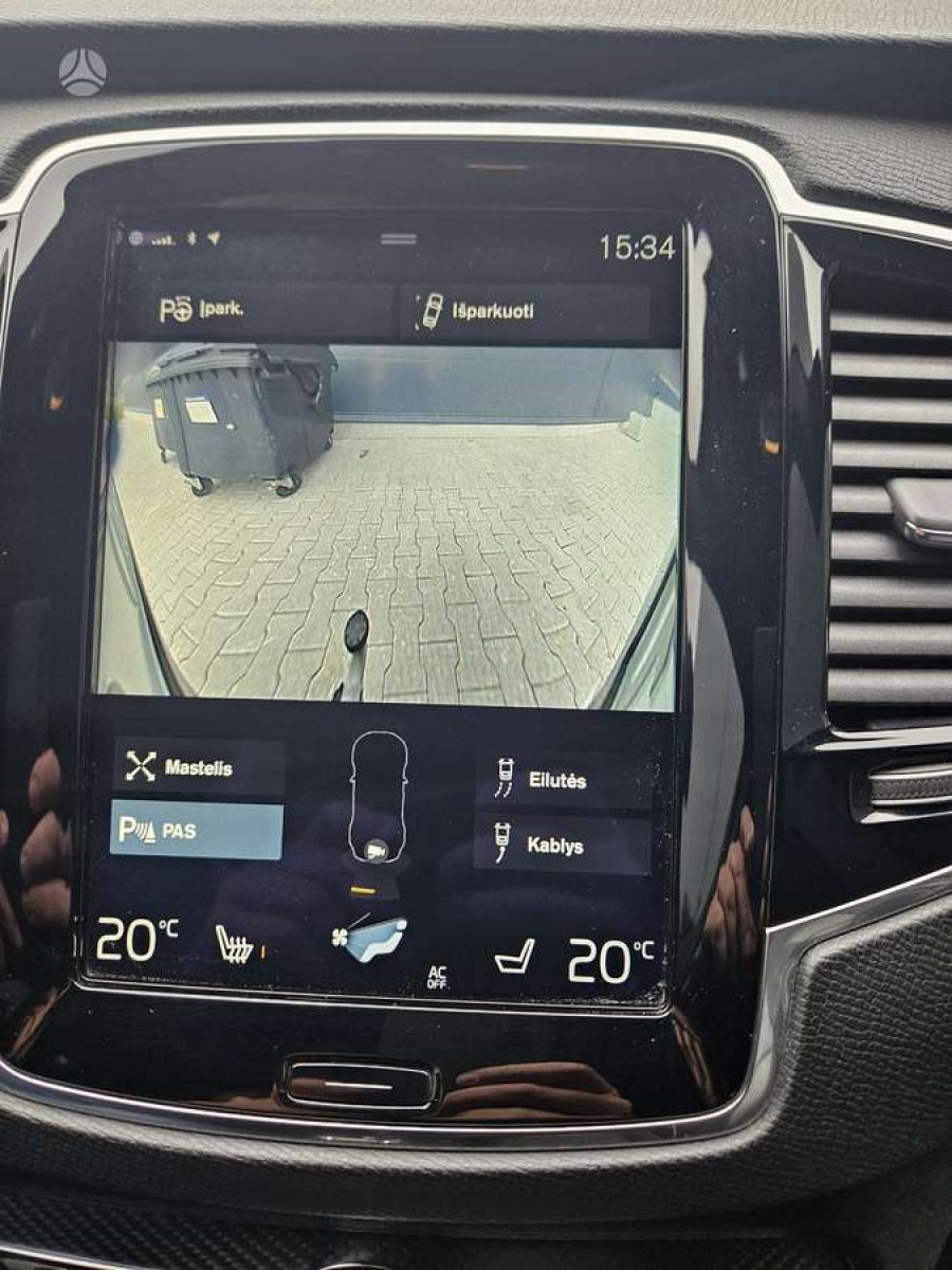 Melns Volvo XC90 2016 Šauļi, ar dzinēja tilpumu 1.97 L un nobraukumu 179 tūkst. km par 25000 €, foto 33 vietnē AUTOMOTO.COM.LV