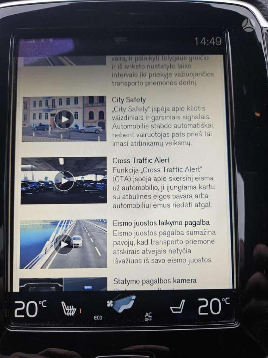 Melns Volvo XC90 2016 Šauļi, ar dzinēja tilpumu 1.97 L un nobraukumu 179 tūkst. km par 25000 €, foto 42 vietnē AUTOMOTO.COM.LV