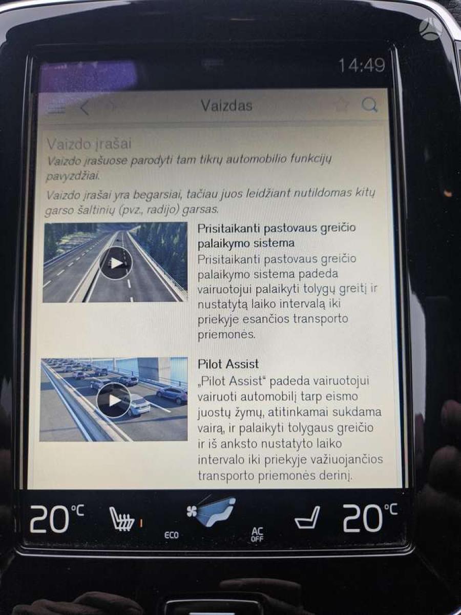 Melns Volvo XC90 2016 Šauļi, ar dzinēja tilpumu 1.97 L un nobraukumu 179 tūkst. km par 25000 €, foto 43 vietnē AUTOMOTO.COM.LV