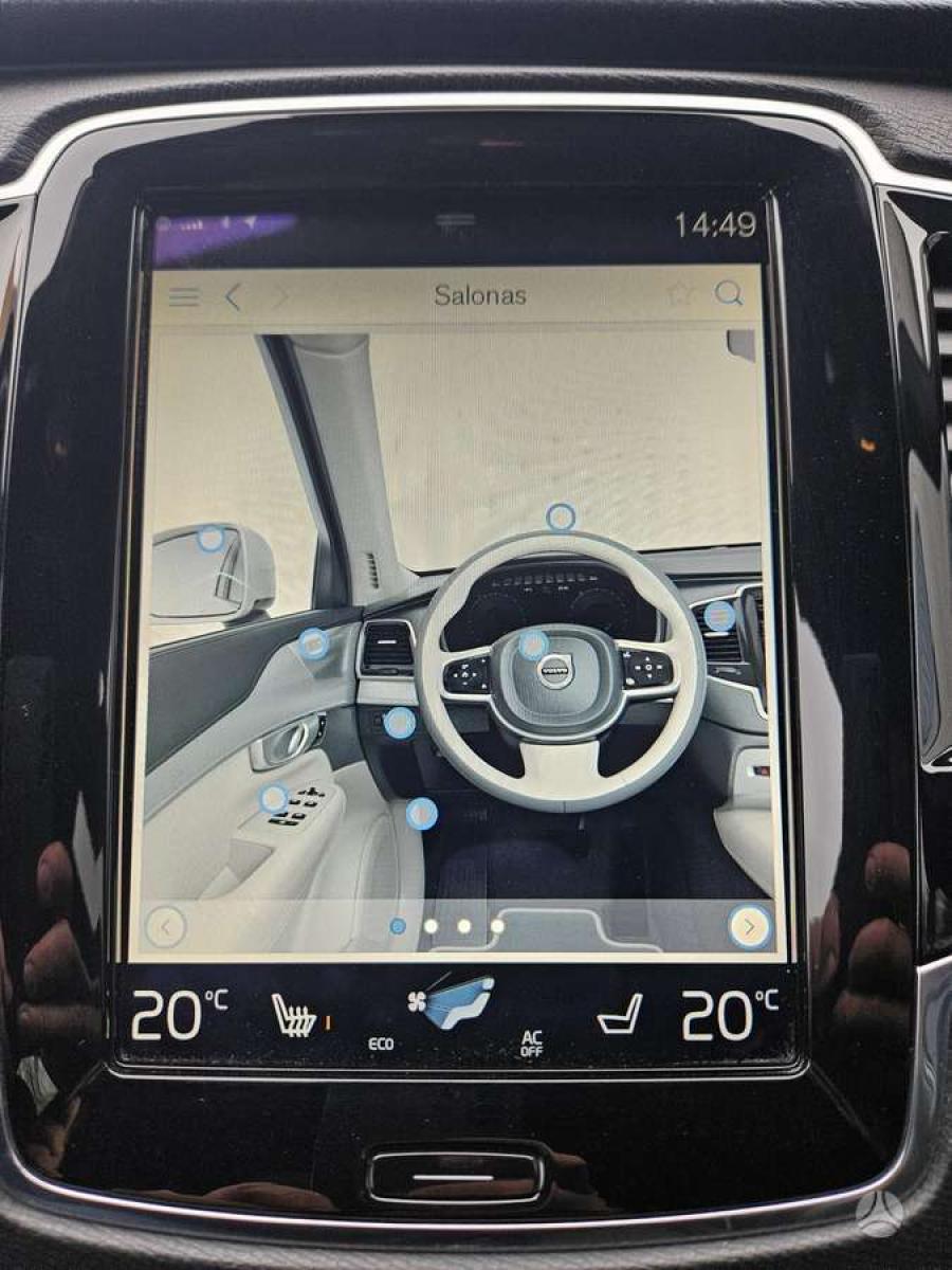 Melns Volvo XC90 2016 Šauļi, ar dzinēja tilpumu 1.97 L un nobraukumu 179 tūkst. km par 25000 €, foto 45 vietnē AUTOMOTO.COM.LV