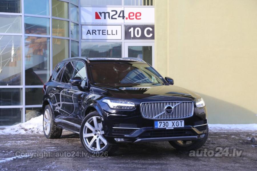 Black Volvo XC90 2017 in Tallinn, with an engine capacity of 2.00 L and mileage of 141 thousand km for 26990 €, photo 1 on AUTOMOTO.COM.LV