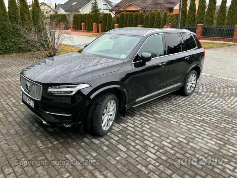 Black Volvo XC90 2017 in Tallinn, with an engine capacity of 2.00 L and mileage of 145 thousand km for 32200 €, photo 1 on AUTOMOTO.COM.LV
