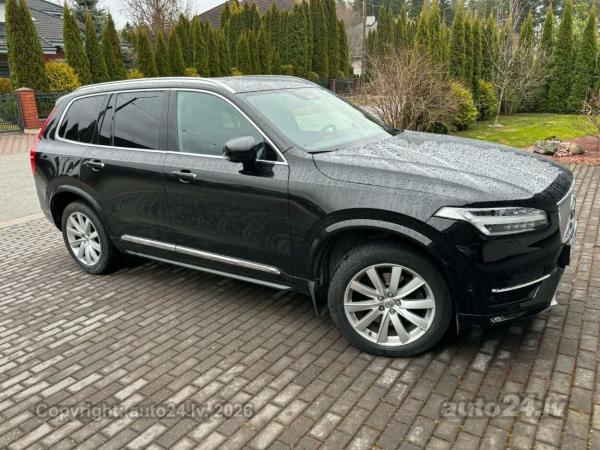 Black Volvo XC90 2017 in Tallinn, with an engine capacity of 2.00 L and mileage of 145 thousand km for 32200 €, photo 2 on AUTOMOTO.COM.LV