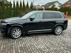 Black Volvo XC90 2017 in Tallinn, with an engine capacity of 2.00 L and mileage of 145 thousand km for 32200 €, photo 4 on AUTOMOTO.COM.LV