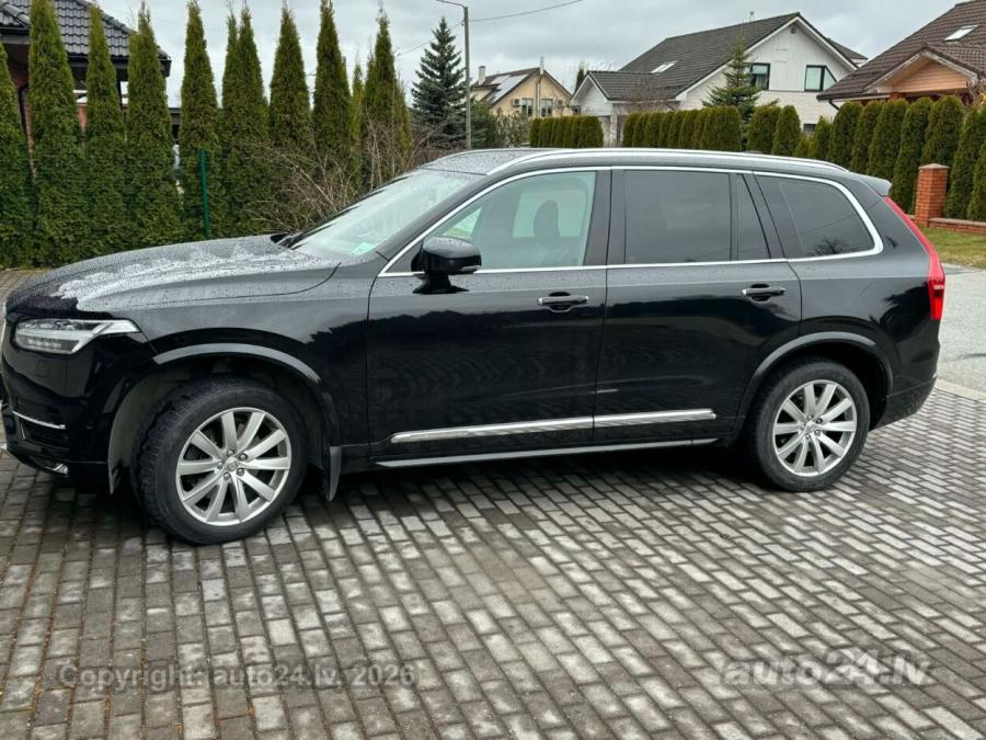 Black Volvo XC90 2017 in Tallinn, with an engine capacity of 2.00 L and mileage of 145 thousand km for 32200 €, photo 4 on AUTOMOTO.COM.LV