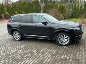 Black Volvo XC90 2017 in Tallinn, with an engine capacity of 2.00 L and mileage of 145 thousand km for 32200 €, photo 5 on AUTOMOTO.COM.LV