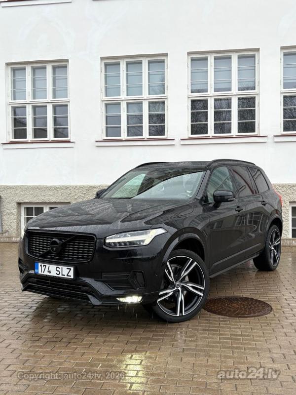 Black Volvo XC90 2017 in Tallinn, with an engine capacity of 2.00 L and mileage of 148 thousand km for 39900 €, photo 2 on AUTOMOTO.COM.LV