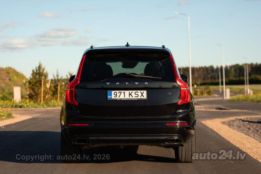 Black Volvo XC90 2017 in Tartu, with an engine capacity of 2.00 L and mileage of 204 thousand km for 25000 €, photo 4 on AUTOMOTO.COM.LV
