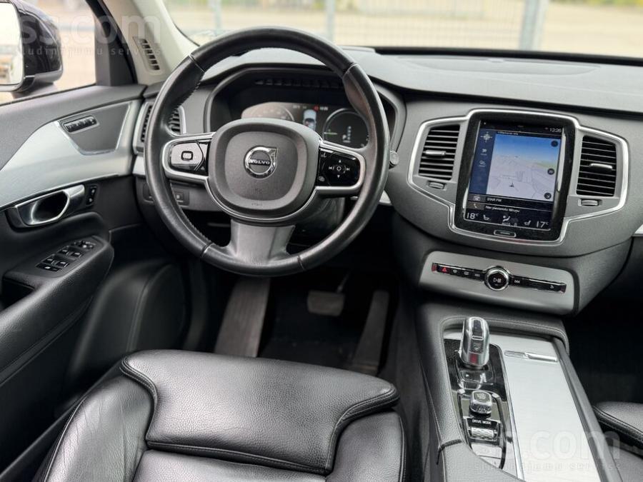 Melns Volvo XC90 2017 Rīga, ar dzinēja tilpumu 2.00 L un nobraukumu 256 tūkst. km par 22700 €, foto 6 vietnē AUTOMOTO.COM.LV
