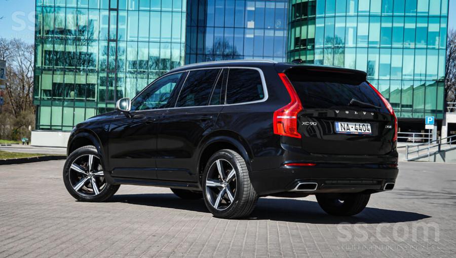 Melns Volvo XC90 2017 Rīga, ar dzinēja tilpumu 2.00 L un nobraukumu 190 tūkst. km par 26950 €, foto 5 vietnē AUTOMOTO.COM.LV