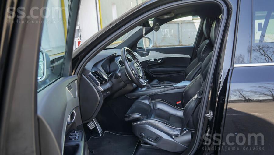 Melns Volvo XC90 2017 Rīga, ar dzinēja tilpumu 2.00 L un nobraukumu 190 tūkst. km par 26950 €, foto 6 vietnē AUTOMOTO.COM.LV