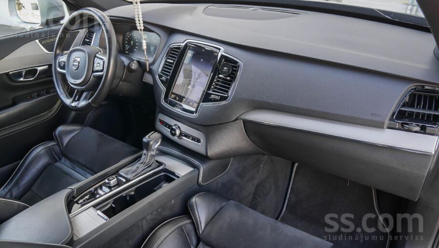 Melns Volvo XC90 2017 Rīga, ar dzinēja tilpumu 2.00 L un nobraukumu 190 tūkst. km par 26950 €, foto 13 vietnē AUTOMOTO.COM.LV