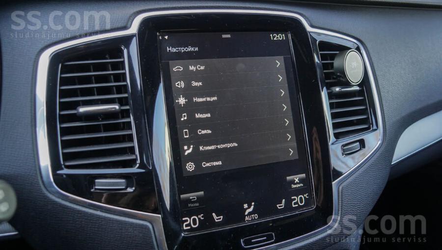 Melns Volvo XC90 2017 Rīga, ar dzinēja tilpumu 2.00 L un nobraukumu 190 tūkst. km par 26950 €, foto 23 vietnē AUTOMOTO.COM.LV