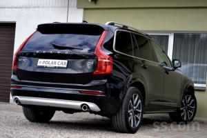 Black Volvo XC90 2017 in Tukums, with an engine capacity of 2.00 L and mileage of 184 thousand km for 23990 €, photo 4 on AUTOMOTO.COM.LV