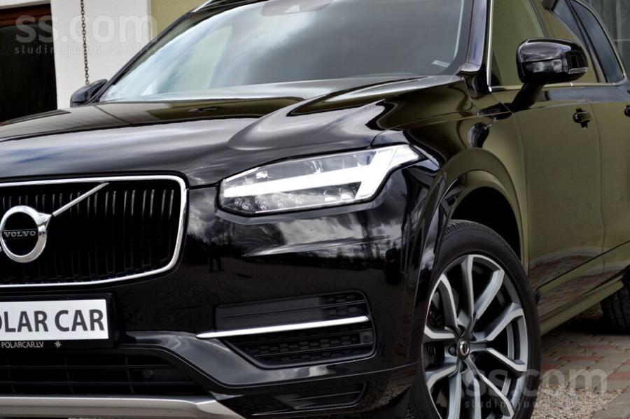 Black Volvo XC90 2017 in Tukums, with an engine capacity of 2.00 L and mileage of 184 thousand km for 23990 €, photo 6 on AUTOMOTO.COM.LV