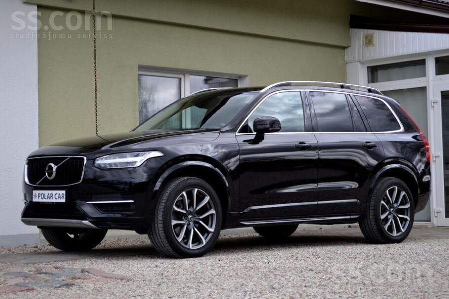 Black Volvo XC90 2017 in Tukums, with an engine capacity of 2.00 L and mileage of 184 thousand km for 23990 €, photo 7 on AUTOMOTO.COM.LV