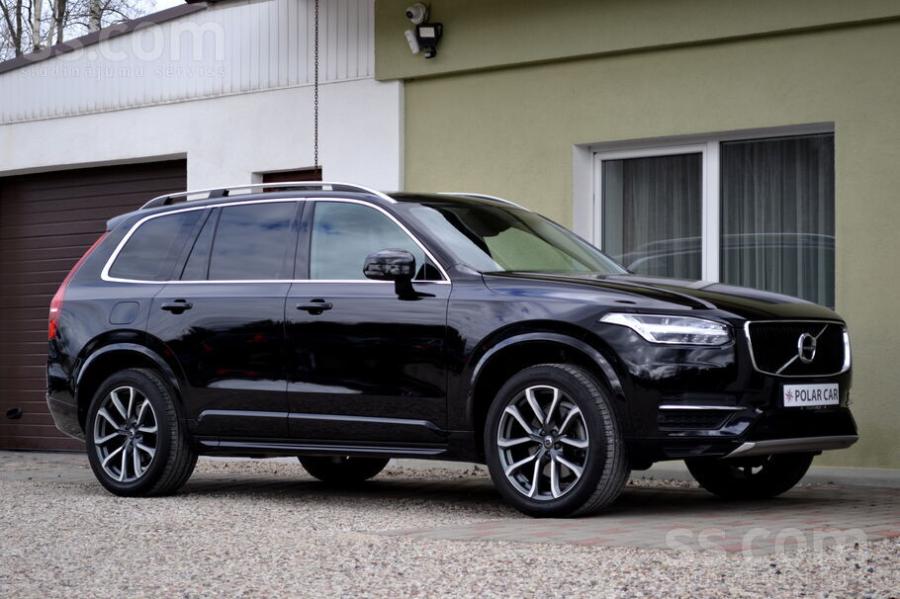 Black Volvo XC90 2017 in Tukums, with an engine capacity of 2.00 L and mileage of 184 thousand km for 23990 €, photo 8 on AUTOMOTO.COM.LV