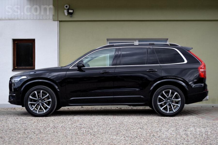 Black Volvo XC90 2017 in Tukums, with an engine capacity of 2.00 L and mileage of 184 thousand km for 23990 €, photo 11 on AUTOMOTO.COM.LV