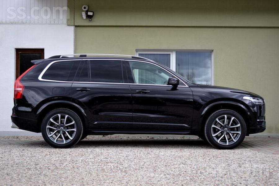 Black Volvo XC90 2017 in Tukums, with an engine capacity of 2.00 L and mileage of 184 thousand km for 23990 €, photo 12 on AUTOMOTO.COM.LV