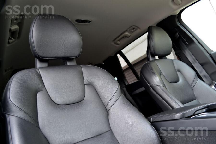Black Volvo XC90 2017 in Tukums, with an engine capacity of 2.00 L and mileage of 184 thousand km for 23990 €, photo 29 on AUTOMOTO.COM.LV