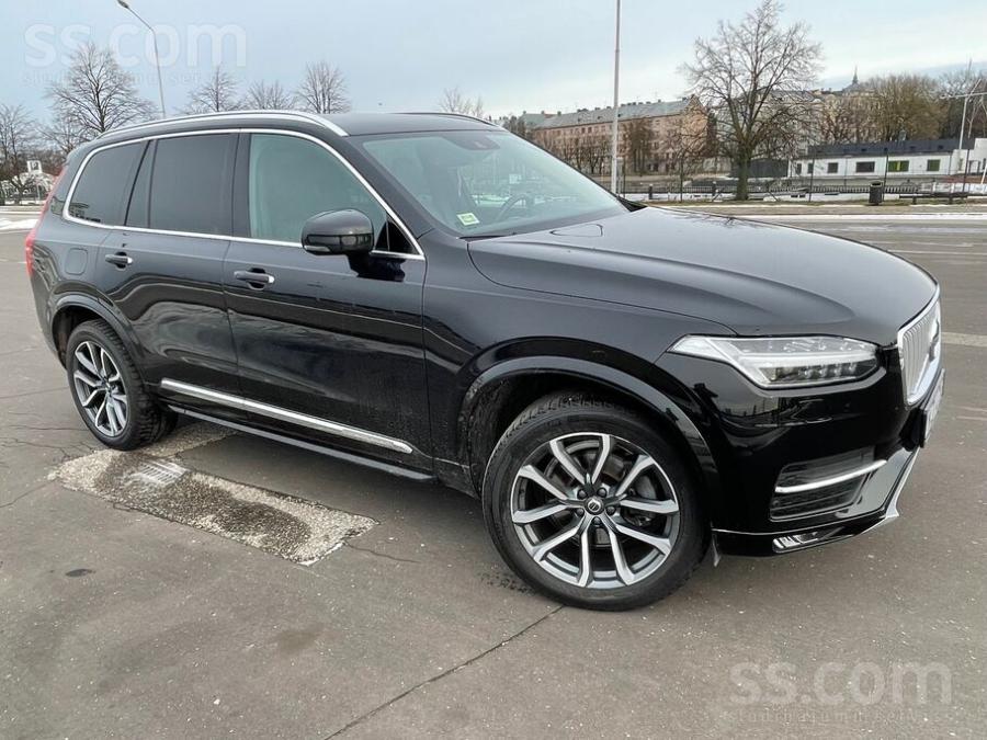 Black Volvo XC90 2017 in Riga, with an engine capacity of 2.00 L and mileage of 80 thousand km for 30500 €, photo 3 on AUTOMOTO.COM.LV