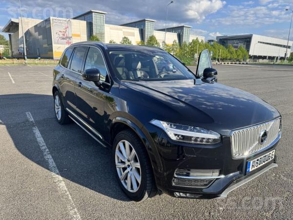 Black Volvo XC90 2017 in Riga, with an engine capacity of 2.00 L and mileage of 167 thousand km for 22000 €, photo 1 on AUTOMOTO.COM.LV